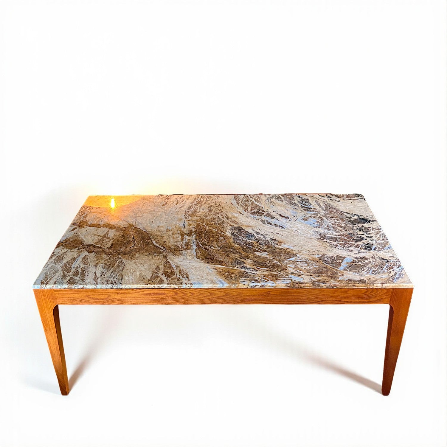 Naif Masif Ahşap Cinnamon Brown Blue Jean Light Yemek Masası – Wood ...