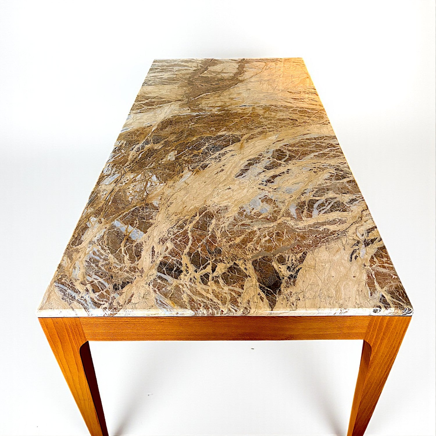 Naif Masif Ahşap Cinnamon Brown Blue Jean Light Yemek Masası – Wood ...